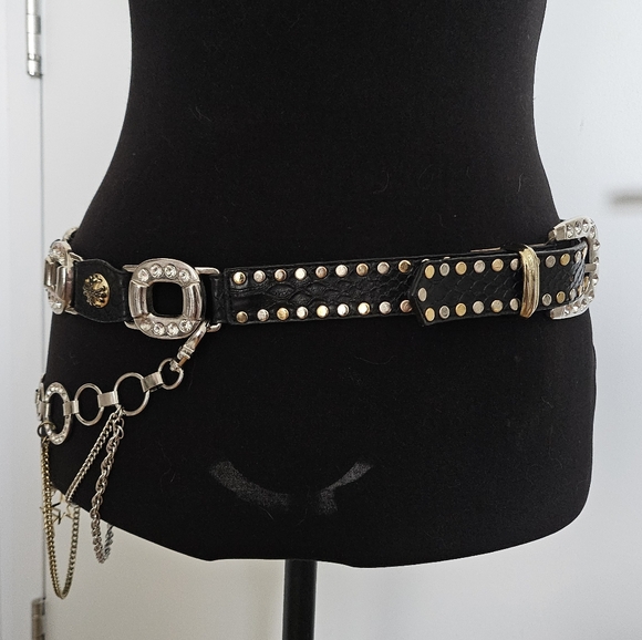 D.I.A | Accessories | Dia Gyaru Layered Silver And Gold Star Chain Belt ...